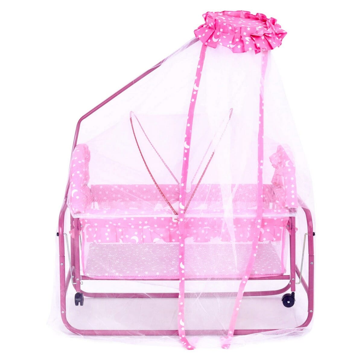 2 In 1 Rocking Baby Cribs Bed Baby Swing Cradle Cot Bed | Daraz.com.np