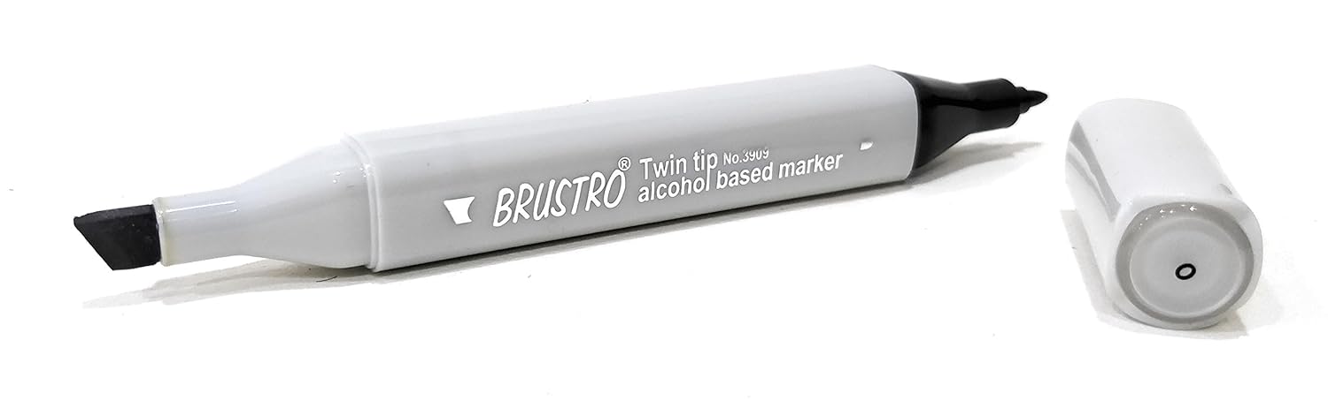Brustro Twin Tip Alcohol Based Marker colourless blender | Daraz.com.np