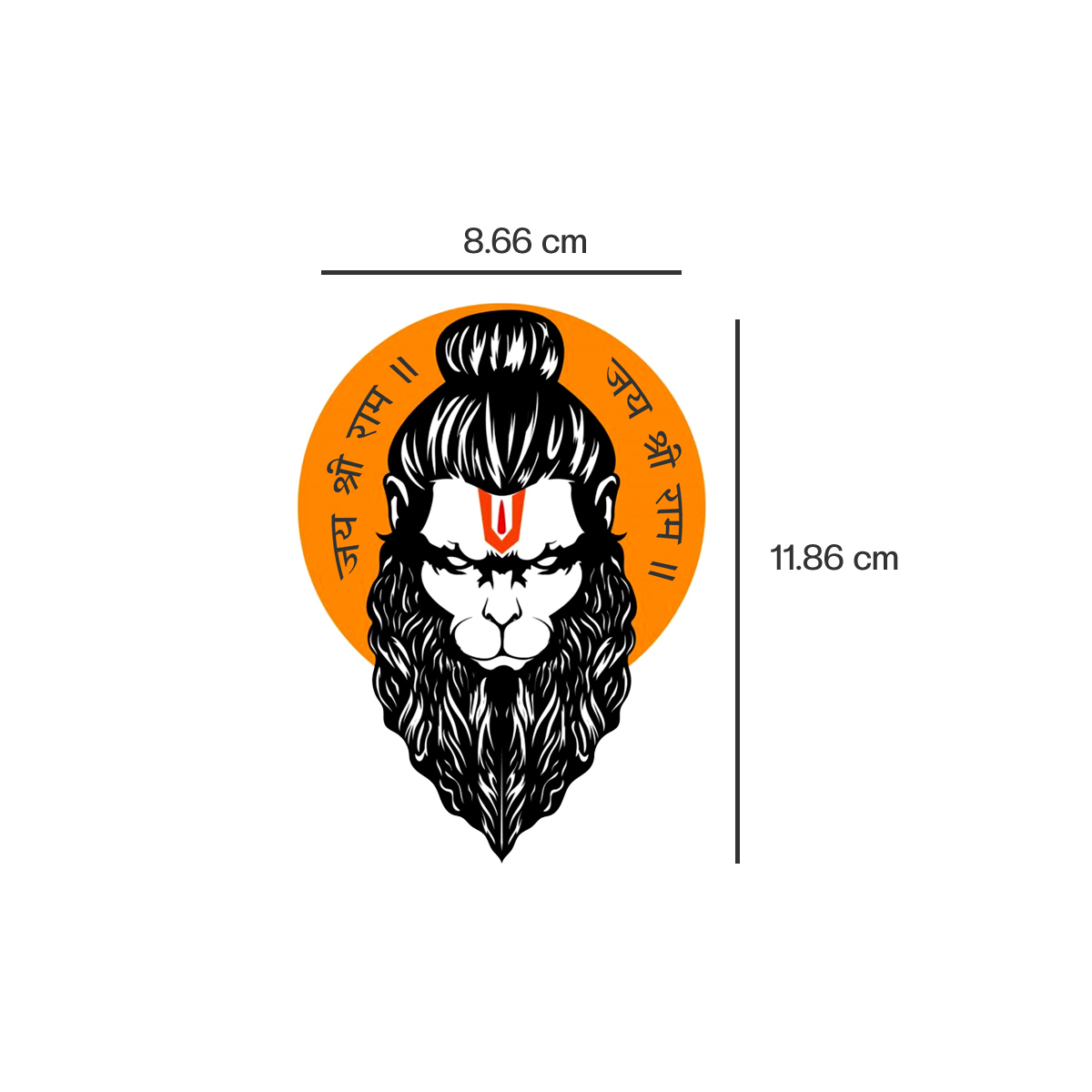 Hanuman Sticker Water Proof 1 pcs | Daraz.com.np