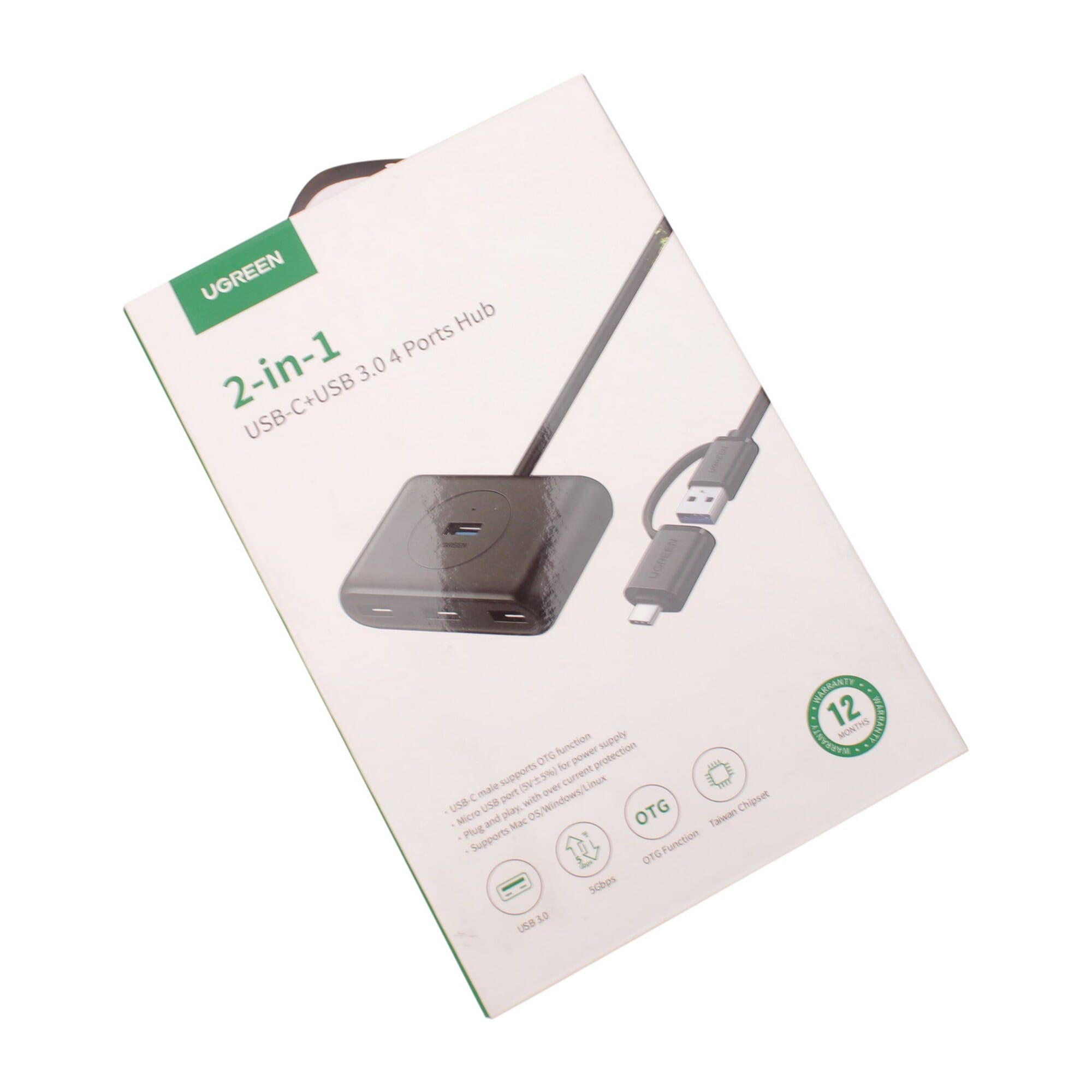 Ugreen 2 IN 1 USB- C + USB 3.0 4 Port Hub | Daraz.com.np