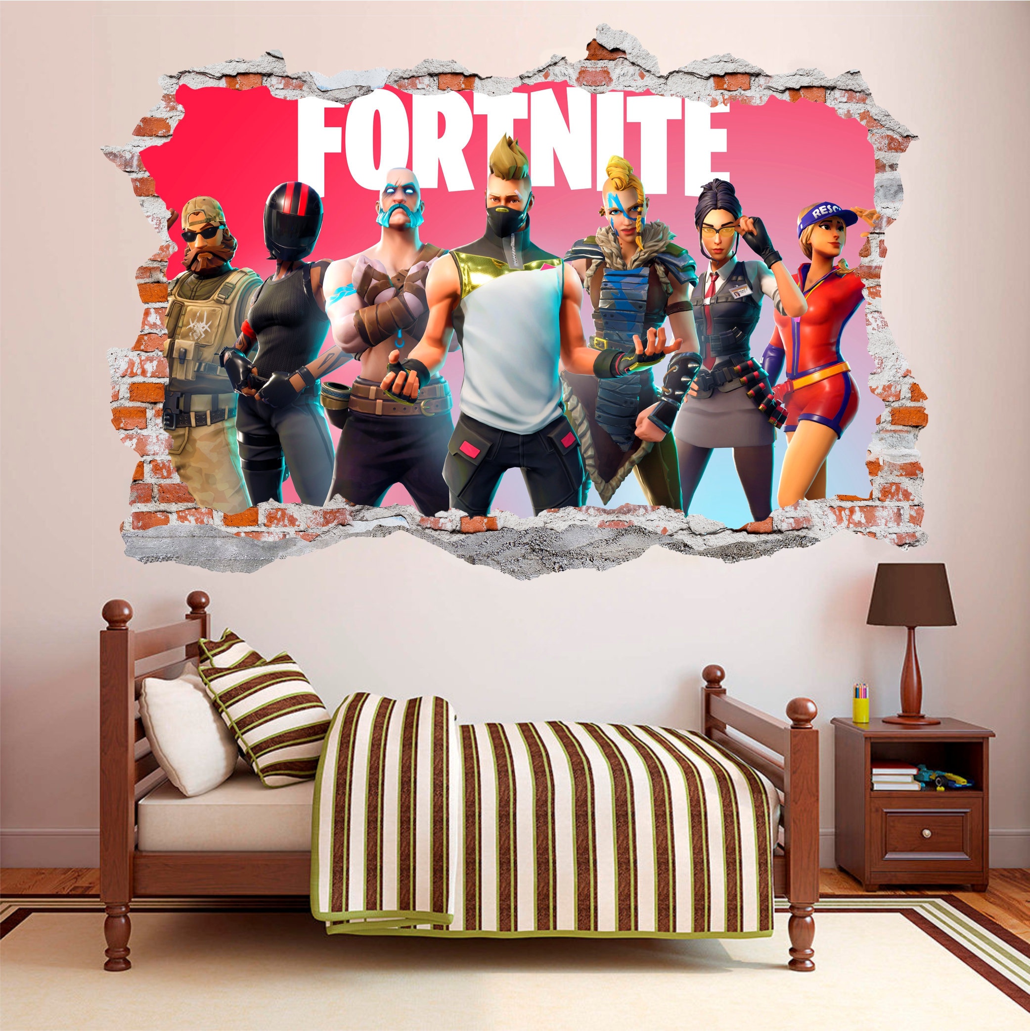 Fortnite 3d wall stickers store