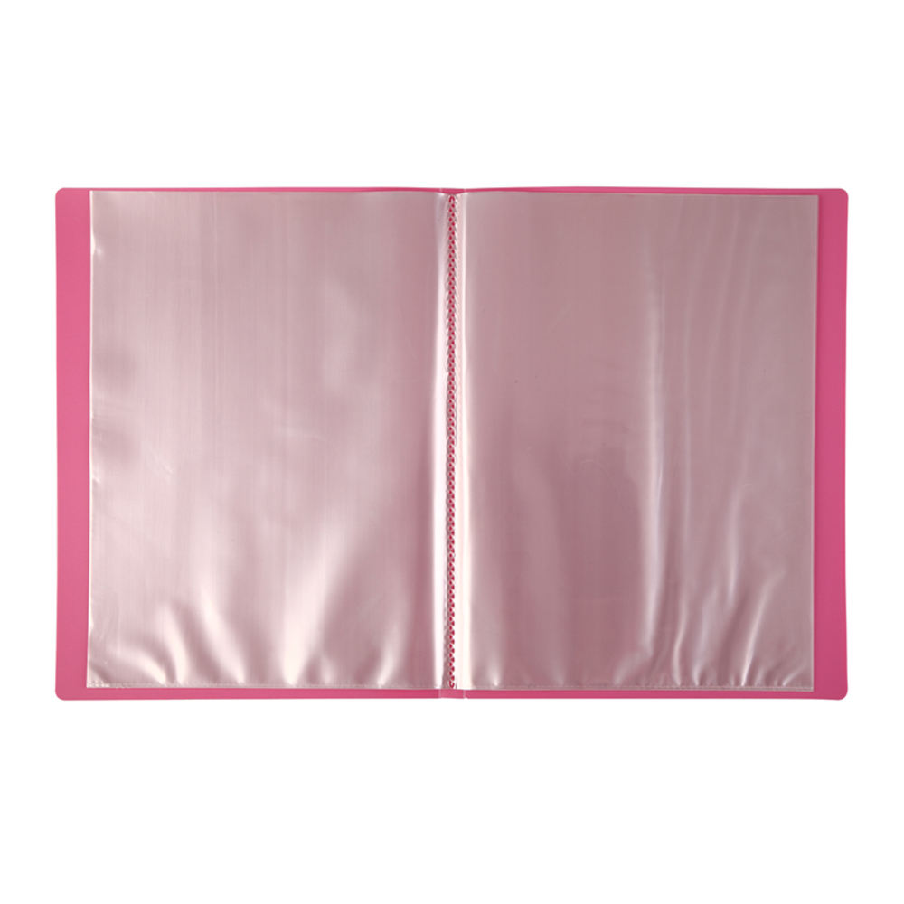 Comix Display Book/Pocket File A4 Size 40 Pockets PP Clear Book File ...