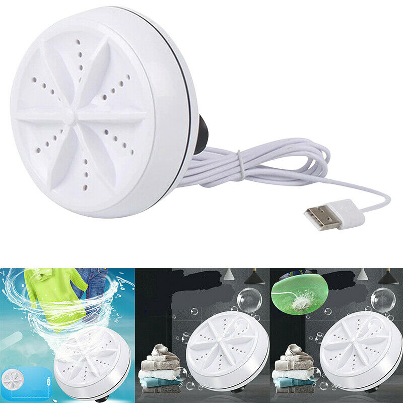 Portable Mini Washing Machine Ultrasonic Turbine Clothes Washer for ...