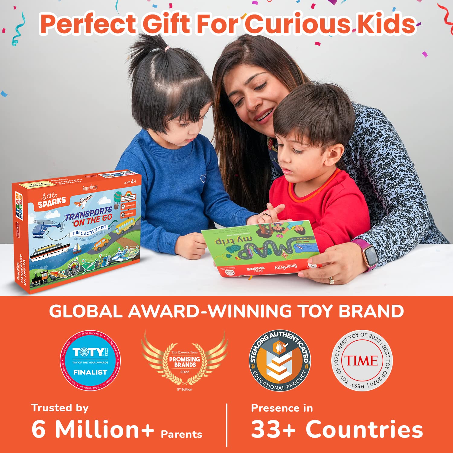 Smartivity Transports On The Go Activity Kit for 4 to 6 Years Kids | 7 ...