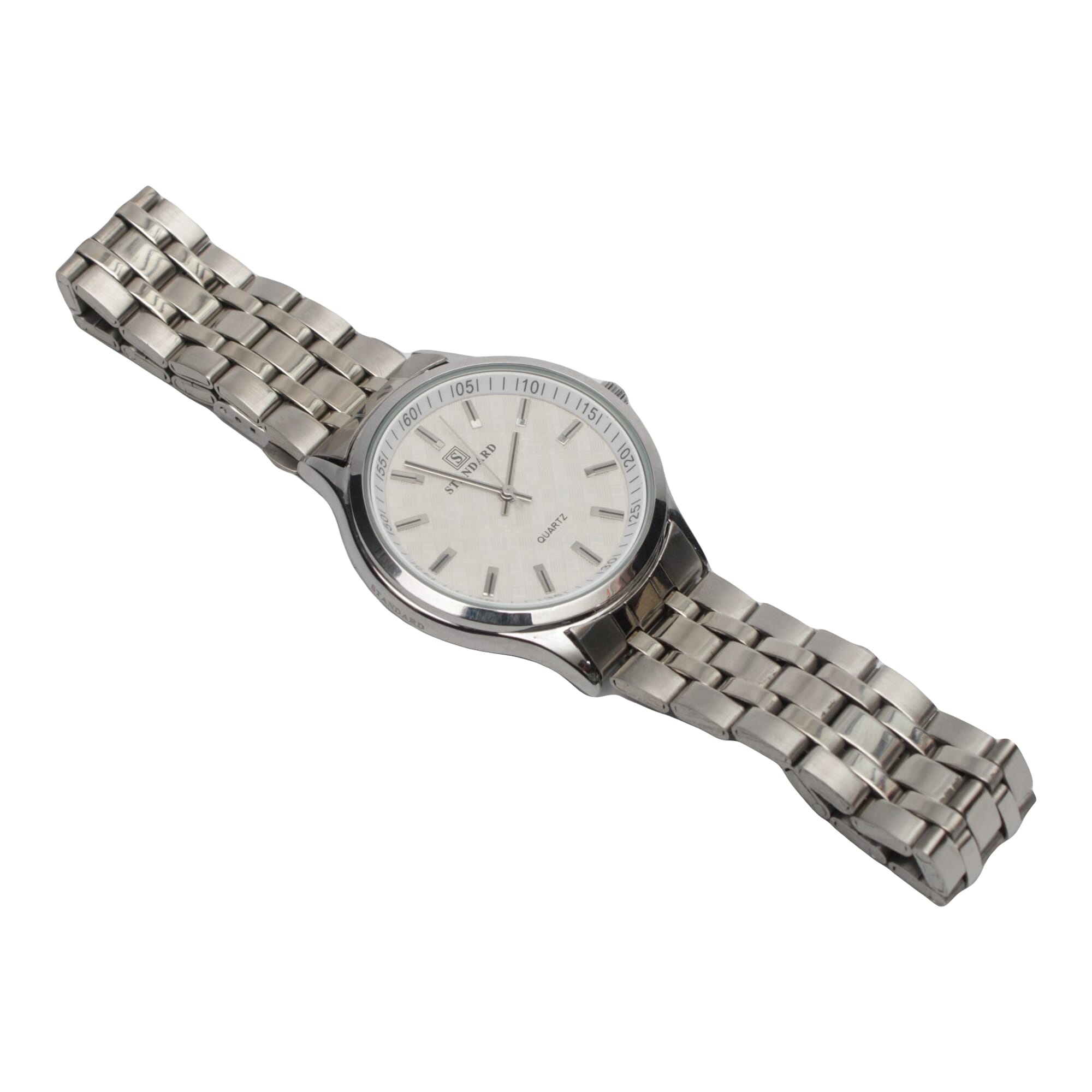 Silver Standard Quartz Analog Watch | Daraz.com.np