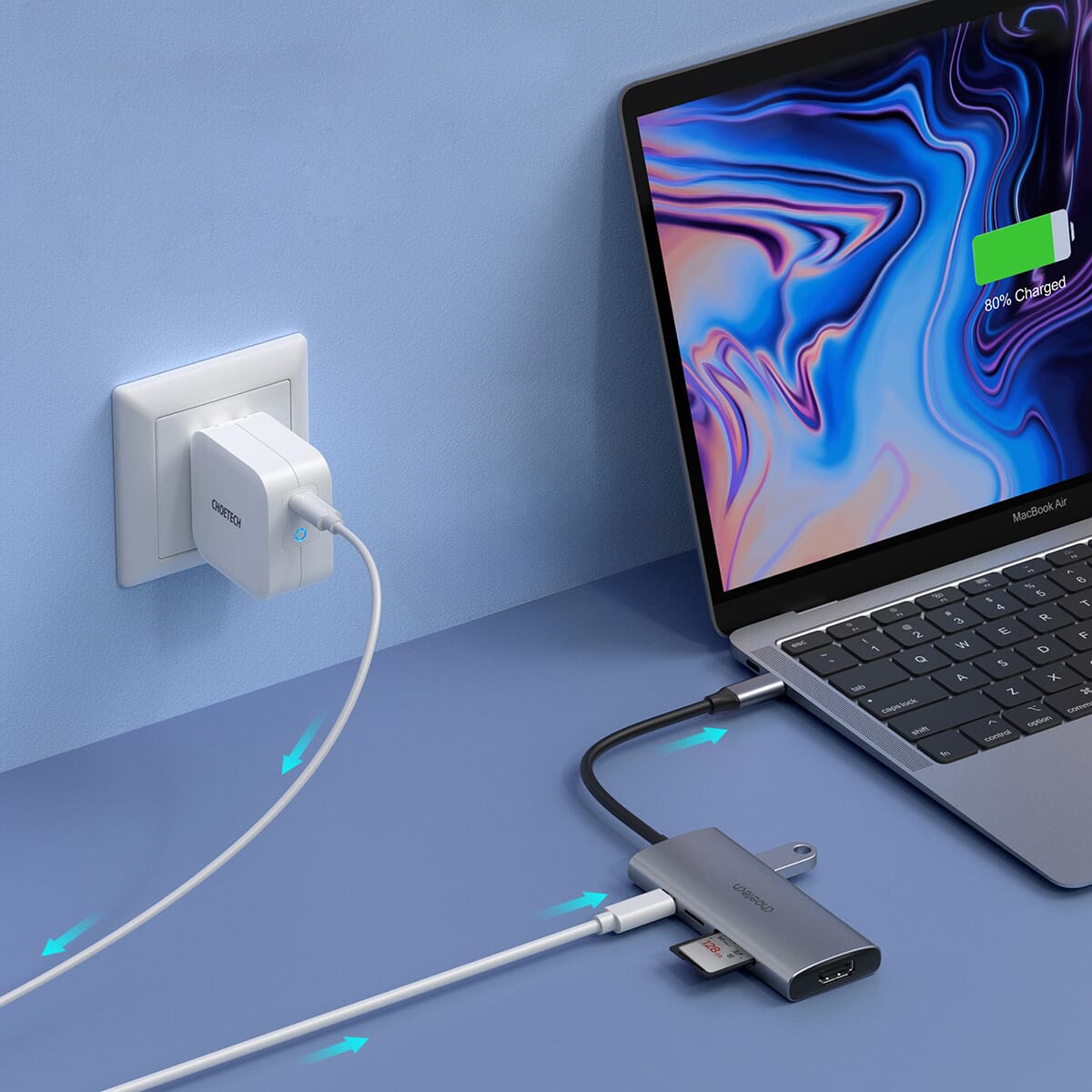 Choetech Hub-M19 7-In-1 USB Hub Multifunction Adapter | Daraz.com.np