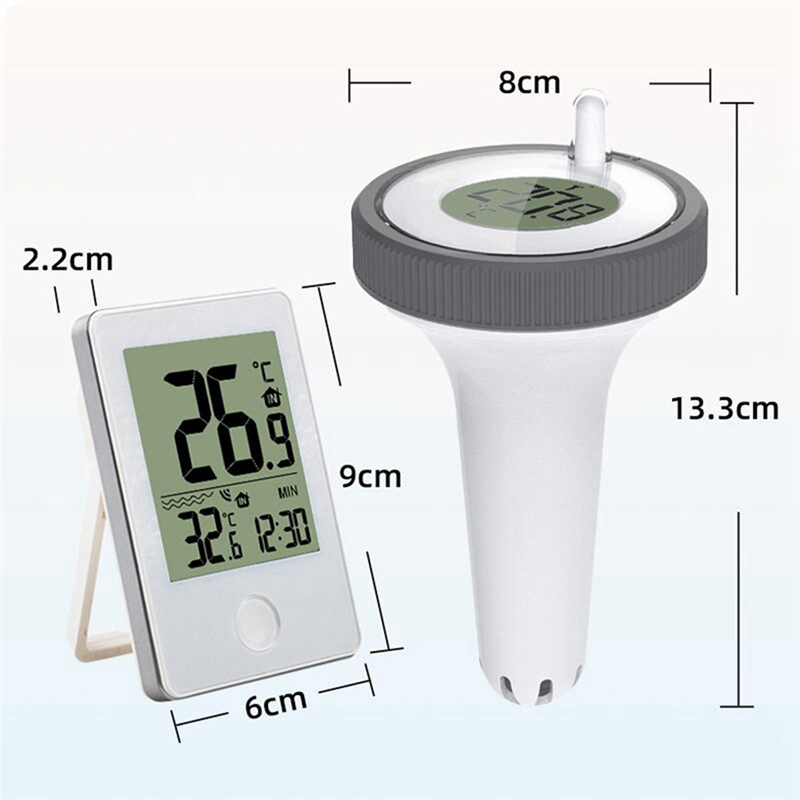 Wireless Water Temperature Test Meter Digital Water Temperature Test ...