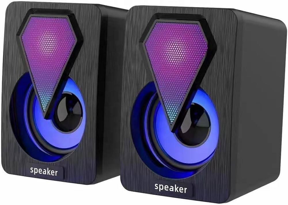 Mini RGB Speaker for PC Laptop Gaming Computer Speaker | Daraz.com.np