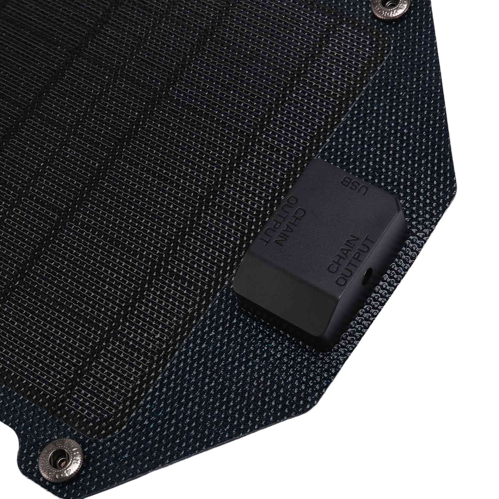 Portable Solar Panel Kit Foldable Solar Charger 15W 5V USB Waterproof ...