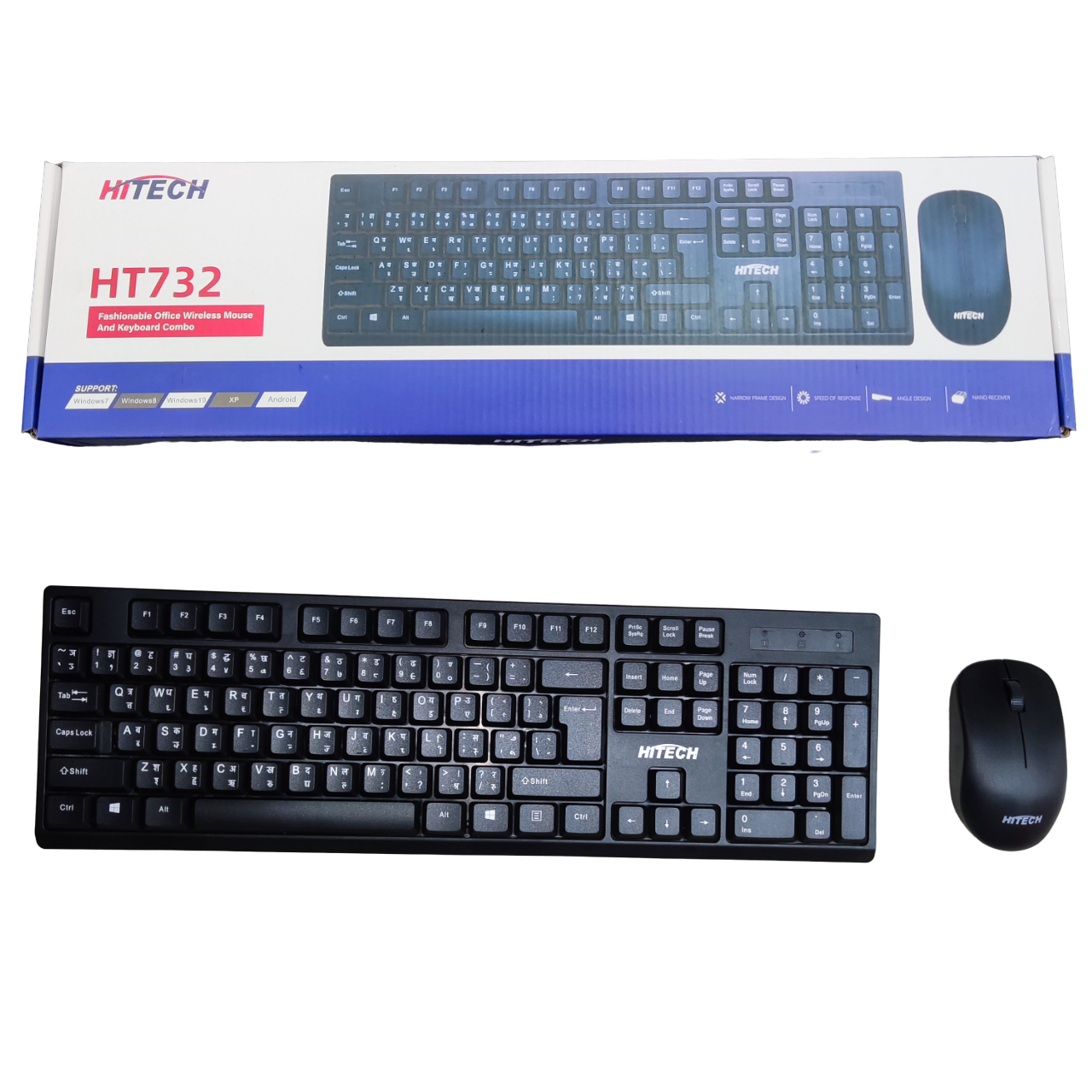 Wireless Keyboard And Mouse Combo With Number Pad | Daraz.com.np