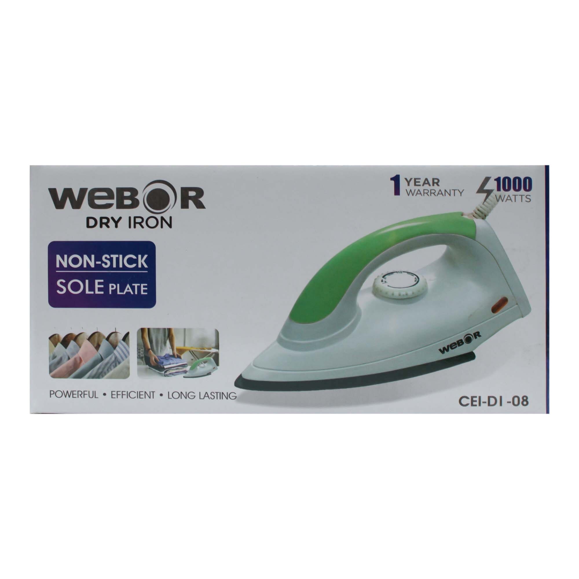 Webor Dry Iron 1000W (CEI-DI-08) | Daraz.com.np