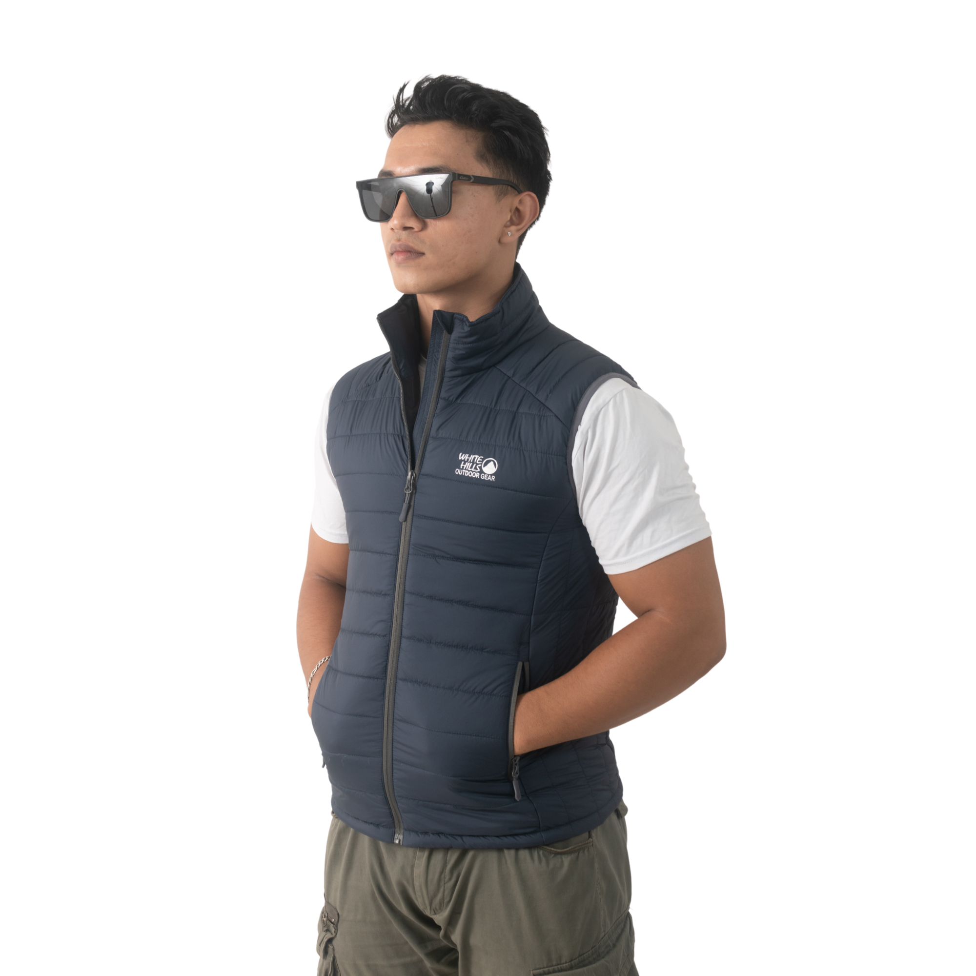 WHITE HILLS Navy Blue Half Jacket for Men | Daraz.com.np