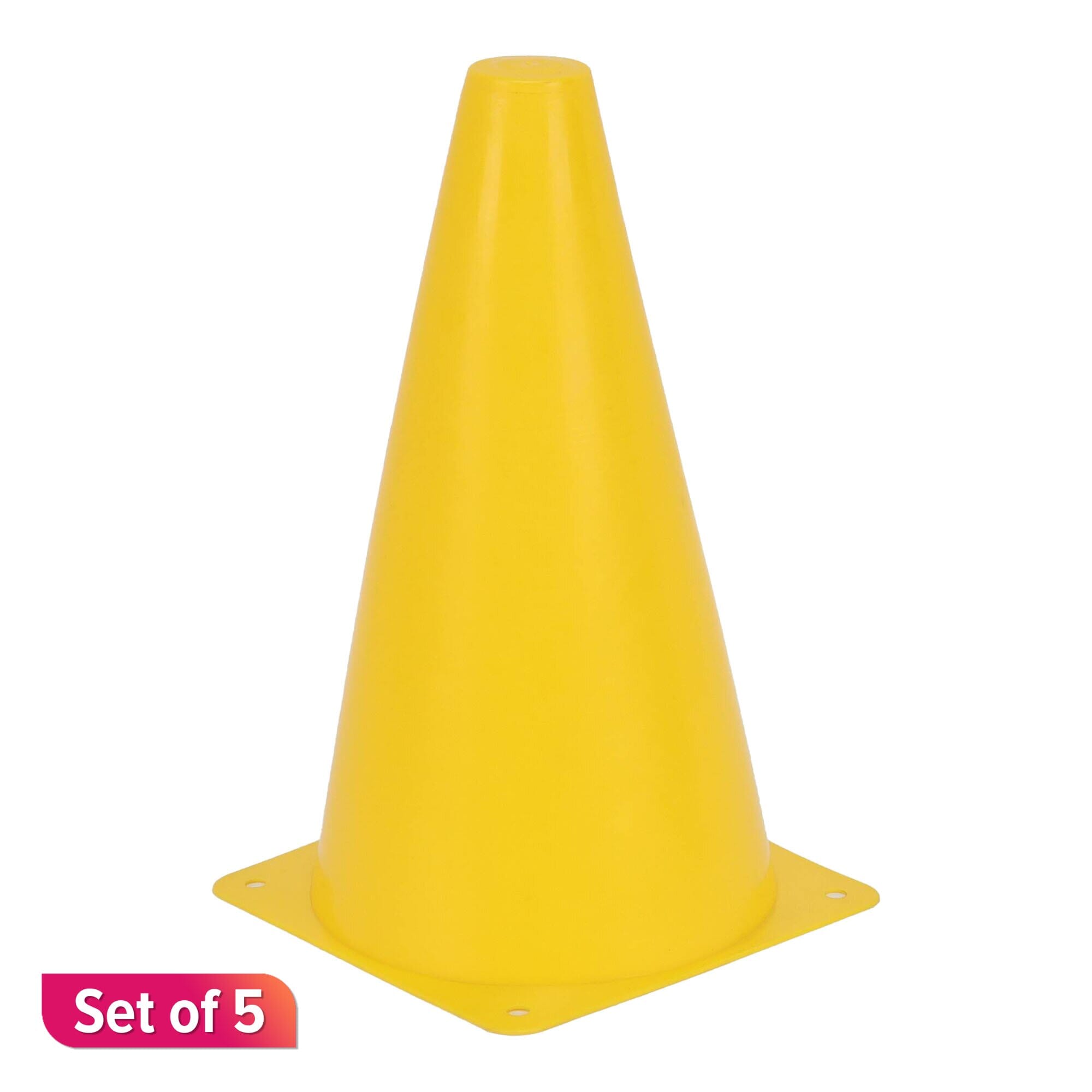 Yellow Trainning Cone Set Of 5, 9 " | Daraz.com.np