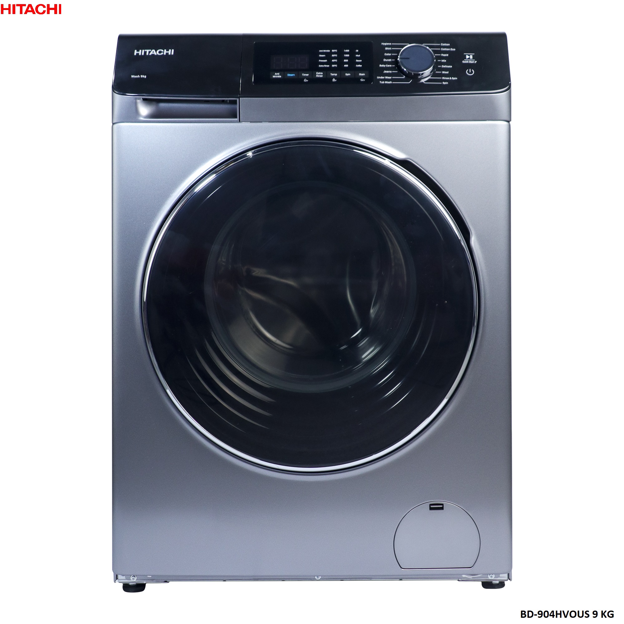 Hitachi BD-904HVOUS 9 kg Fully Automatic Front load Washing Machine ...