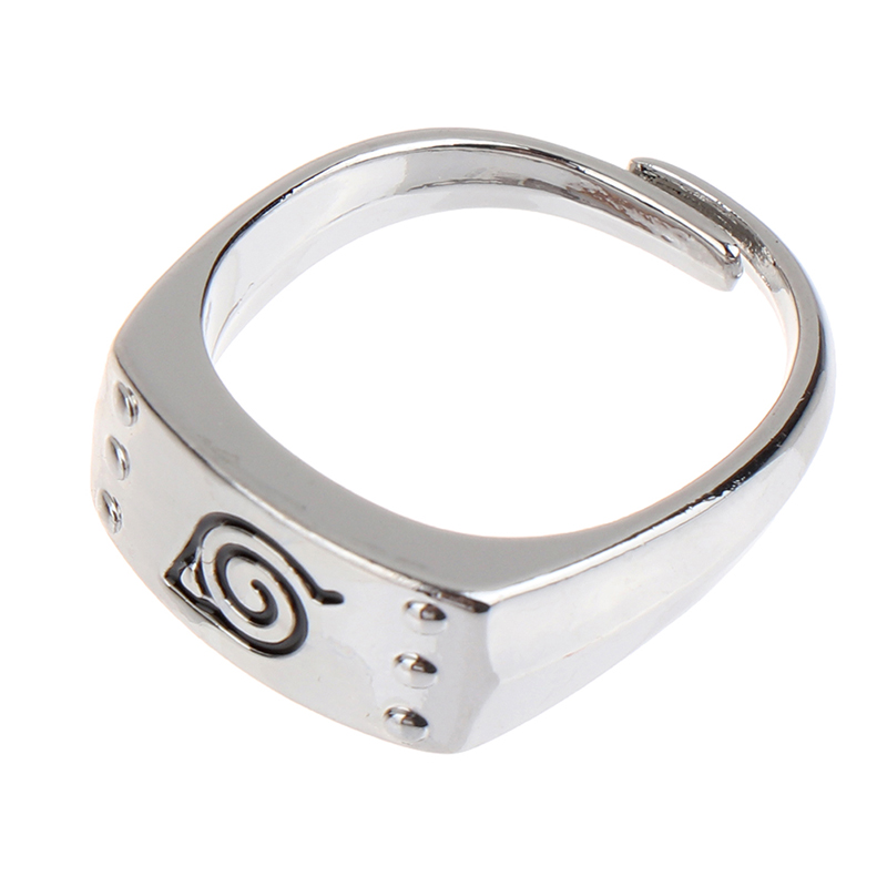 Leaf Ring Konoha Uzumaki Symbal Logo Sign Sasuke Itachi Ninja Fashion ...