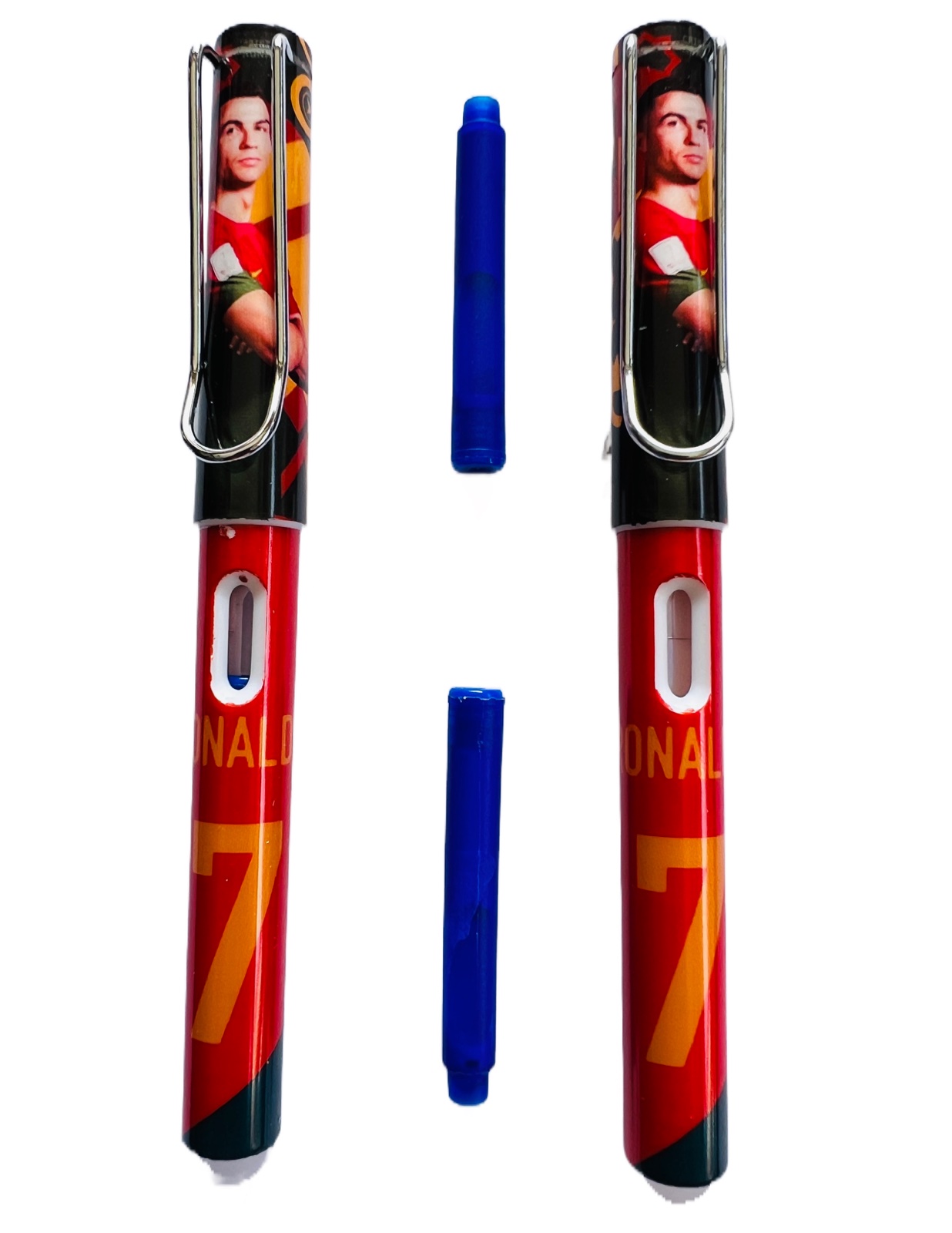 Ronaldo Printed Erasable Bullet pen Set OF 2 | Daraz.com.np