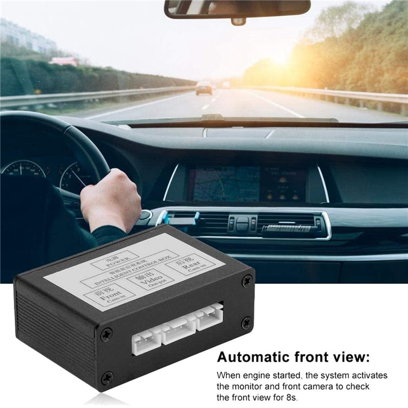3X Car Front View Camera Switcher Parking Camera Converter Front Rear ...