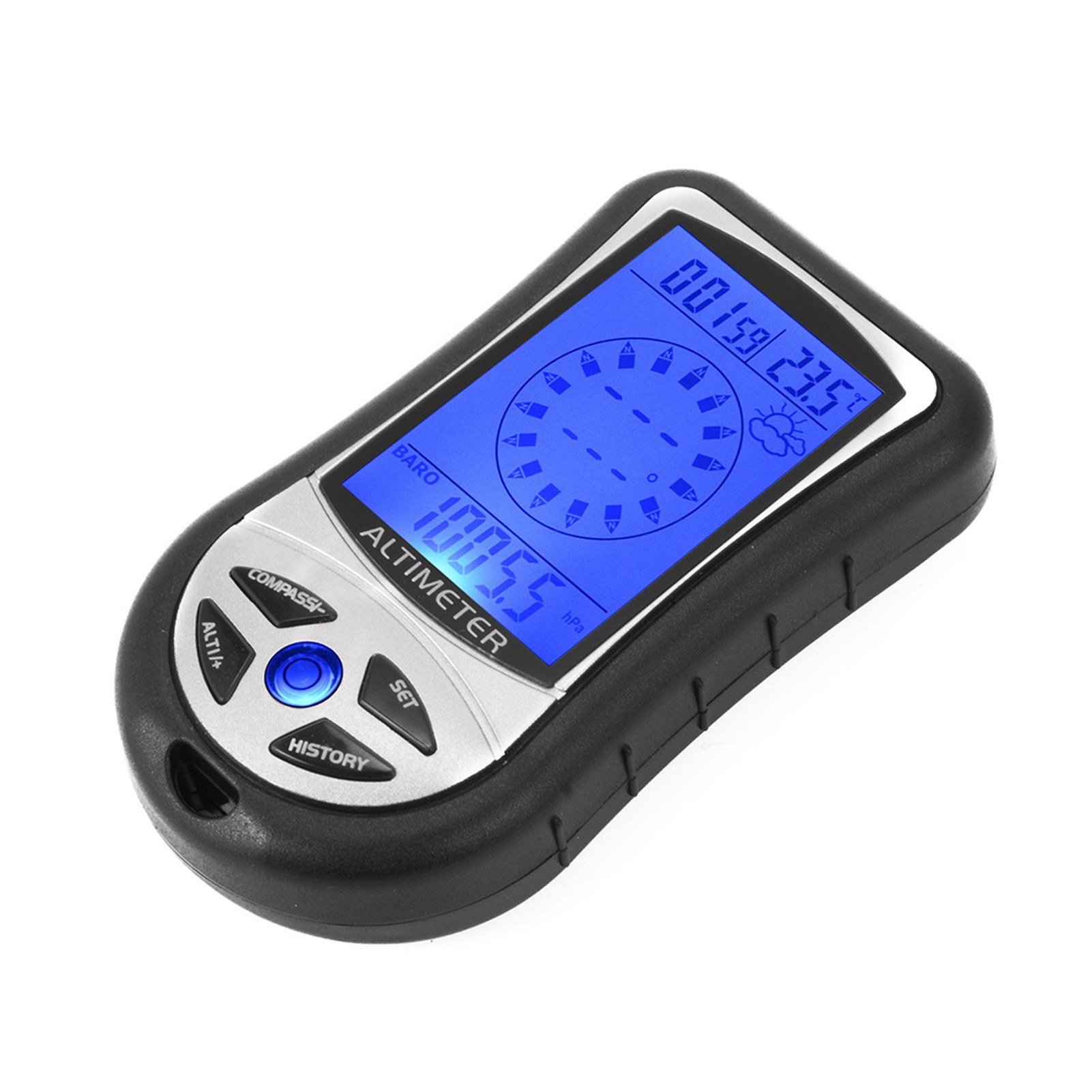 Digital Barometer Compass Thermometer Outdoor Hiking Digital Altimeter ...
