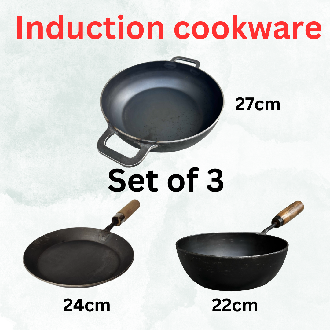 Induction Cookware set / Iron Induction Cookware / Induction Base ...