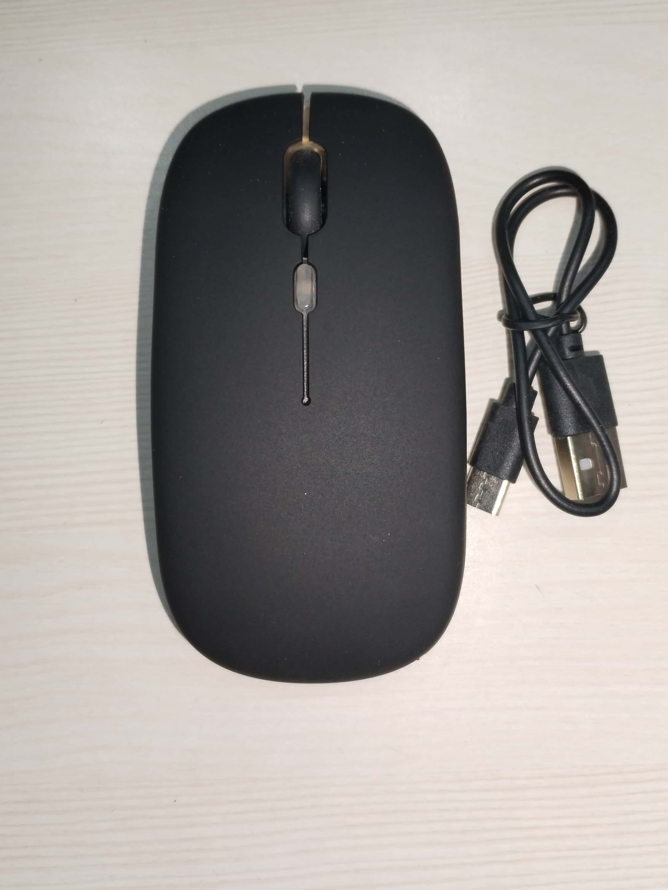 Wireless Mouse with Bluetooth and Dongole with Built-in Battery | Daraz ...