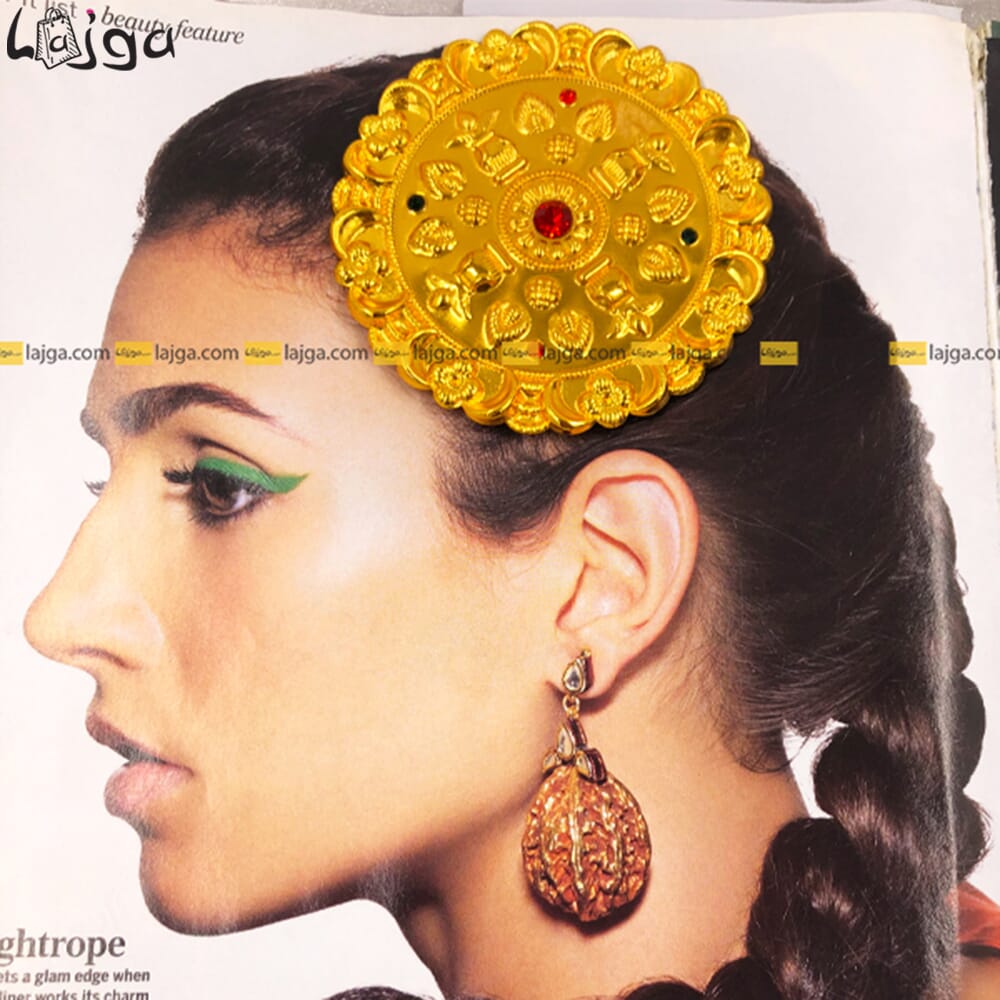 Nepali Traditional Gold Plated Sirful | Daraz.com.np