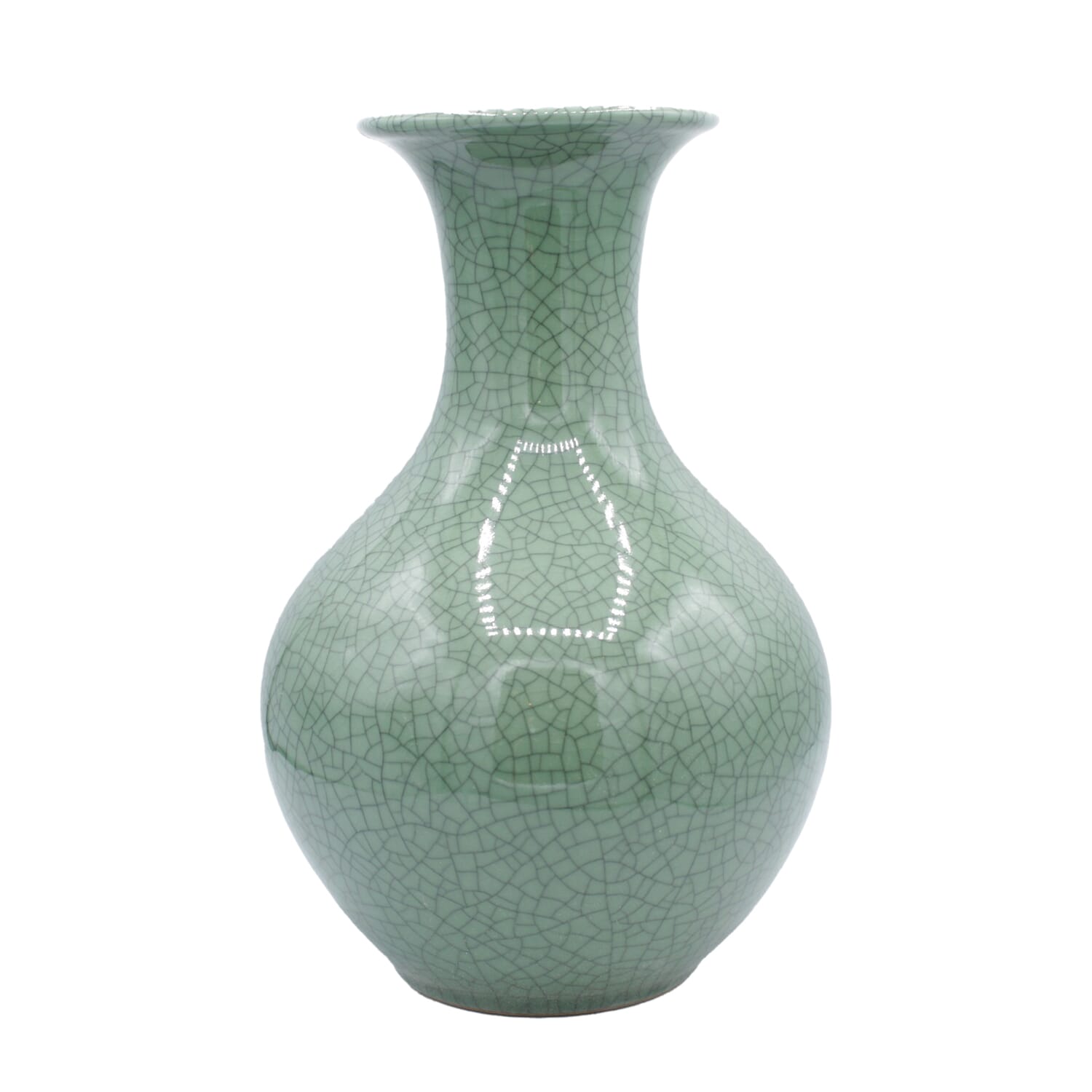 Green Heavy Ceramic Flower Vask | Daraz.com.np