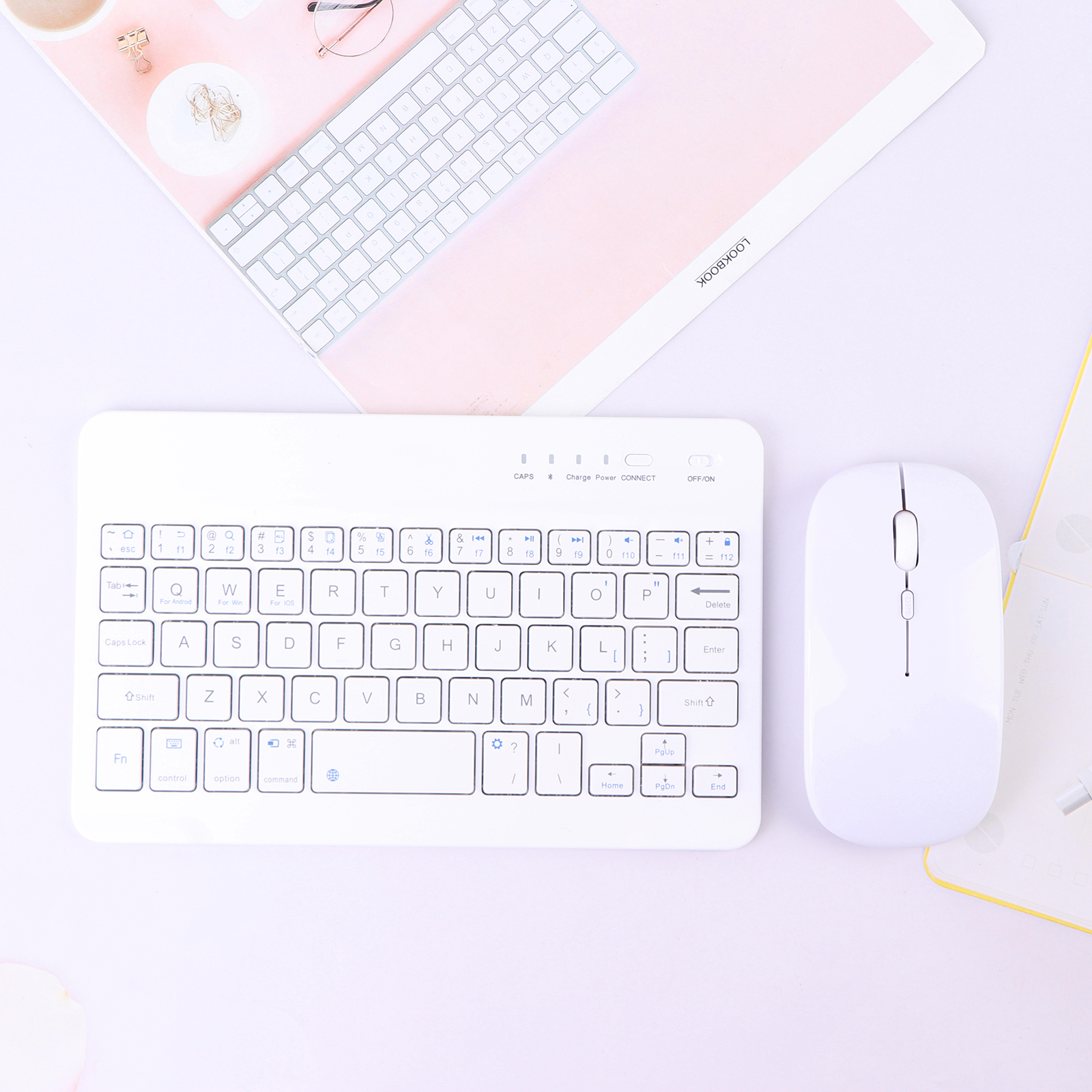 Wireless Keyboard Mobile Phone Tablet Computer Bluetooth Keyboard Mouse ...