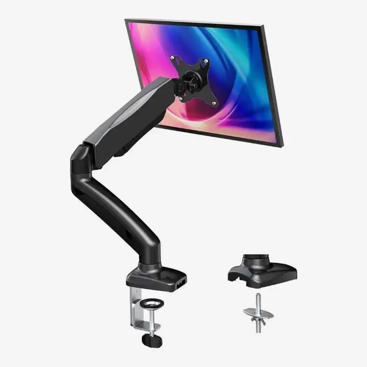 Single Arm Vesa Mount Monitor Stand With Grommet Mounting Base For 13 ...