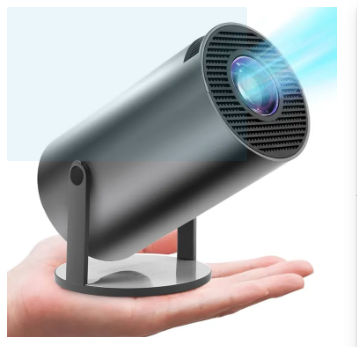 Mini Android 11.0 Projector,HY300 Portable Projector,Round Design Movie ...
