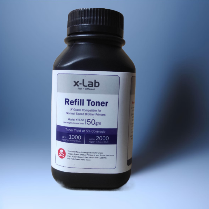 X-Lab Refill Toner For Brother Printer 50gm XTB-50 Black | Daraz.com.np