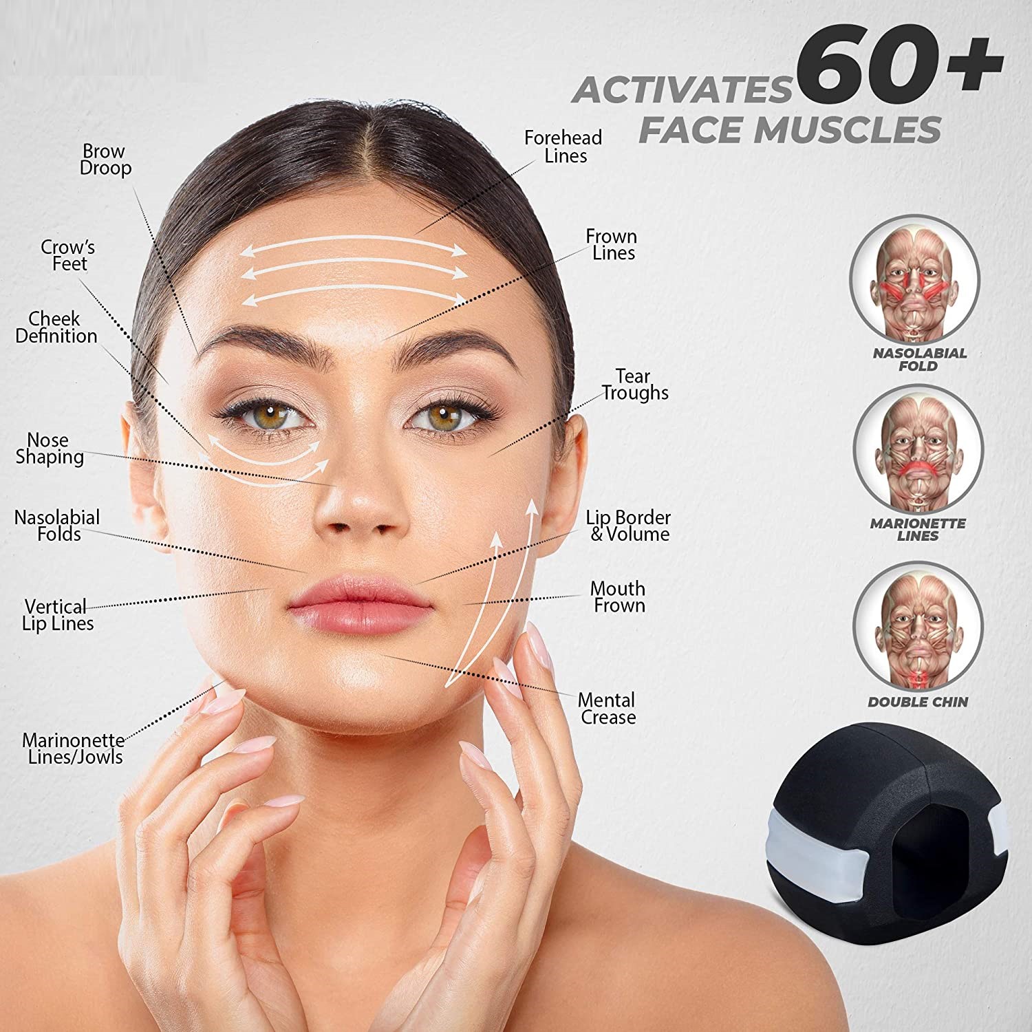 Jaw Exerciser Define Your Jawline, Slim And Tone Your Face, Look ...