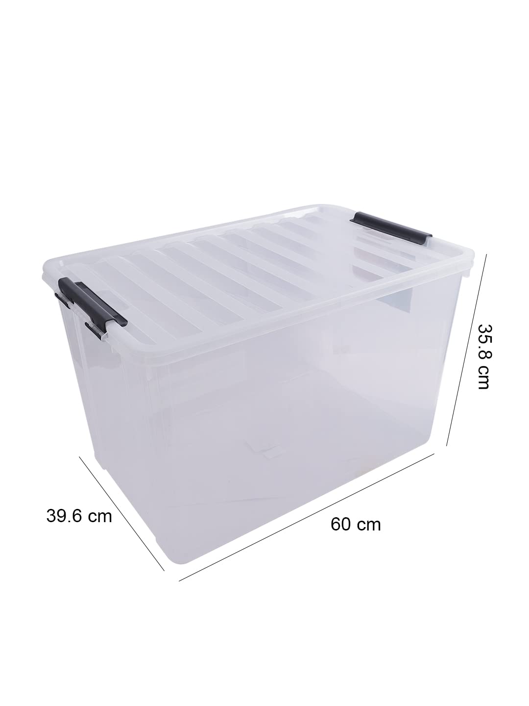 LocknLock Easy Clip Storage Box 60L Natural | Stackable & Multipurpose ...