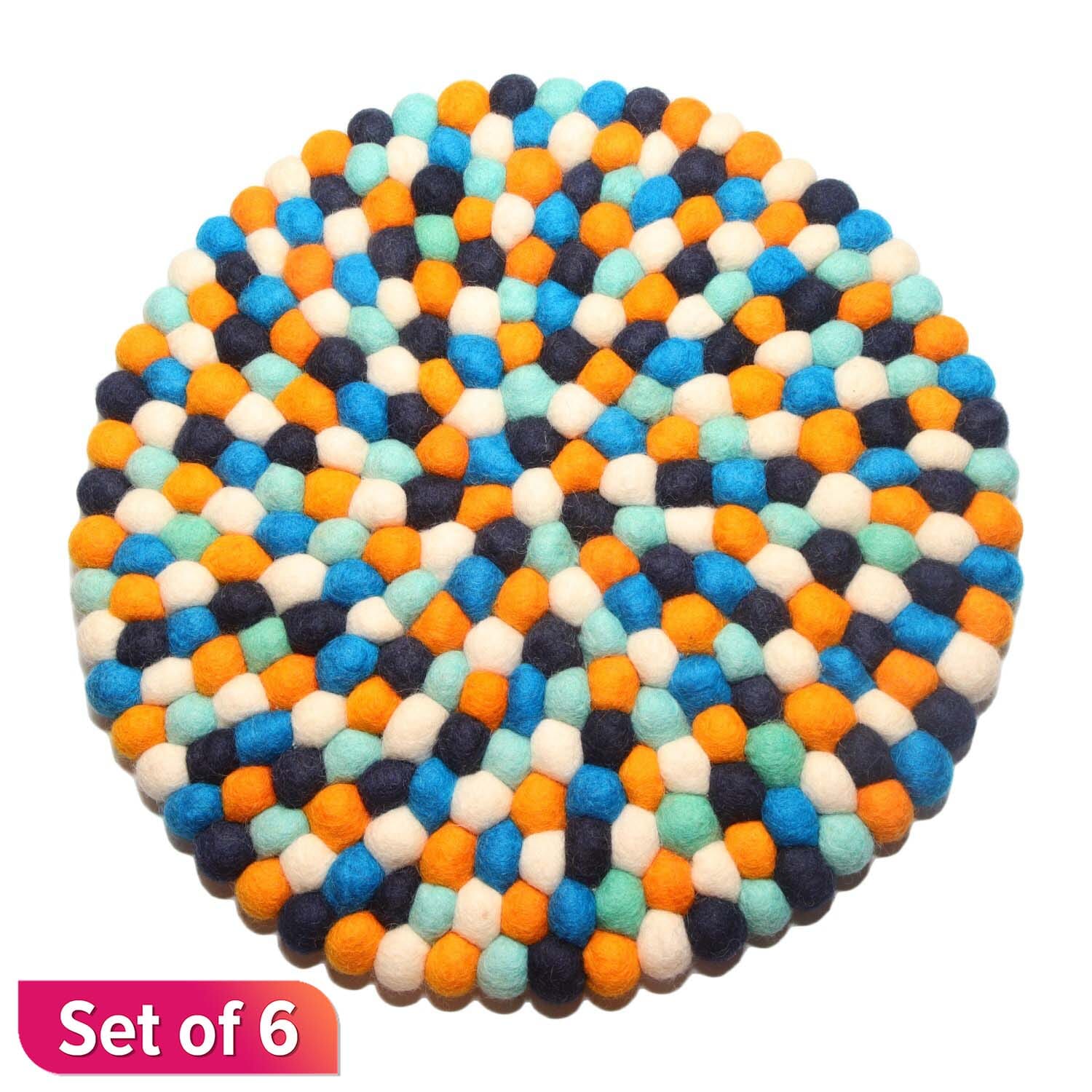 Woolen Chair Mat, 6 Pieces | Daraz.com.np