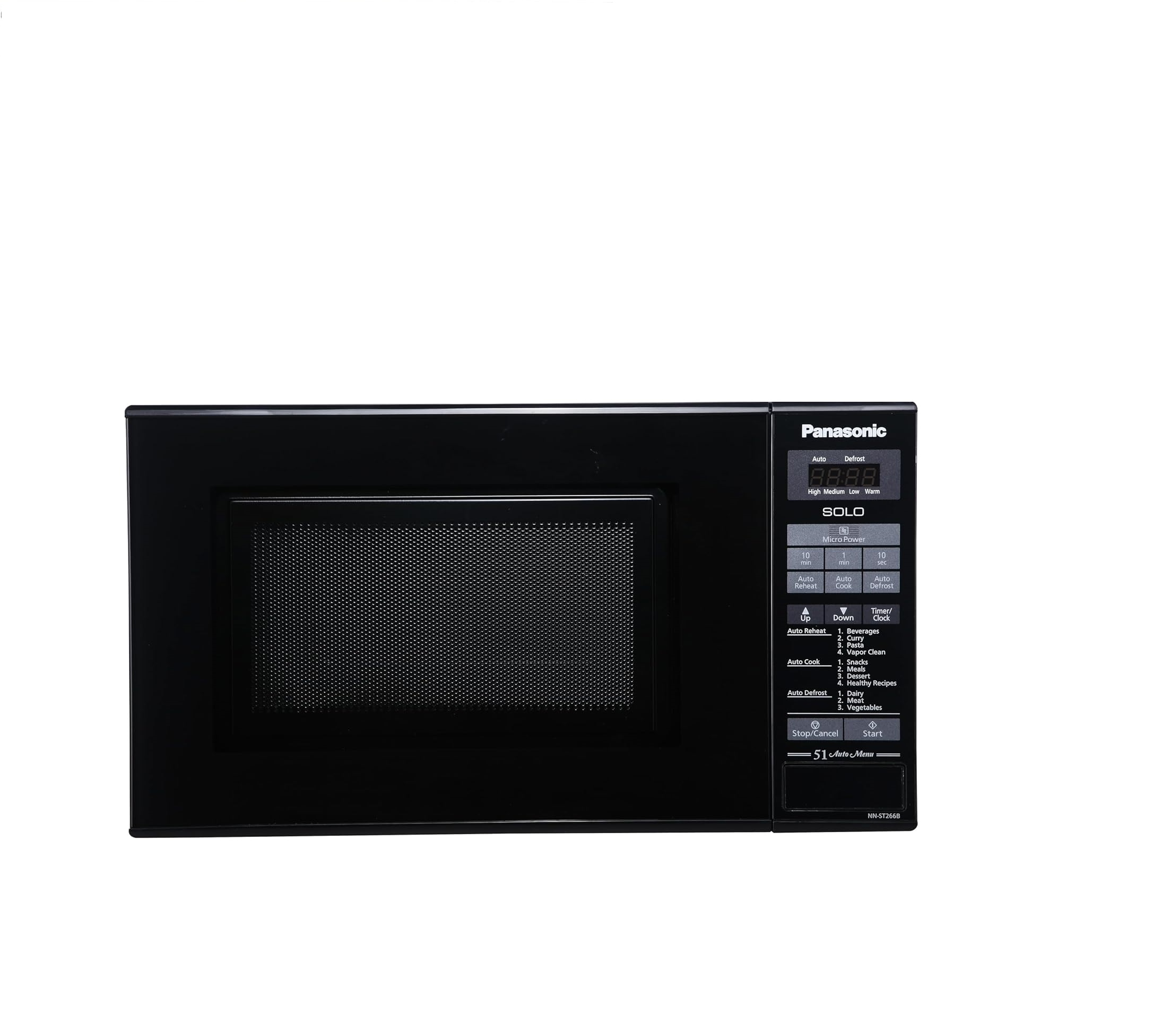 Panasonic 20L Solo Microwave , NN-ST266B - 800W, Easy touch control, Auto Reheat, 51 Auto Menu ...