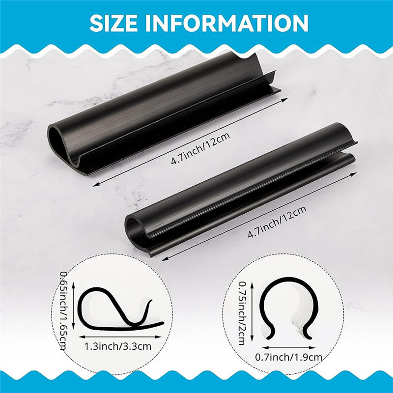 24 Pcs Pool Cover Clip, Above Ground Cover Clips for Secure Your Winter ...