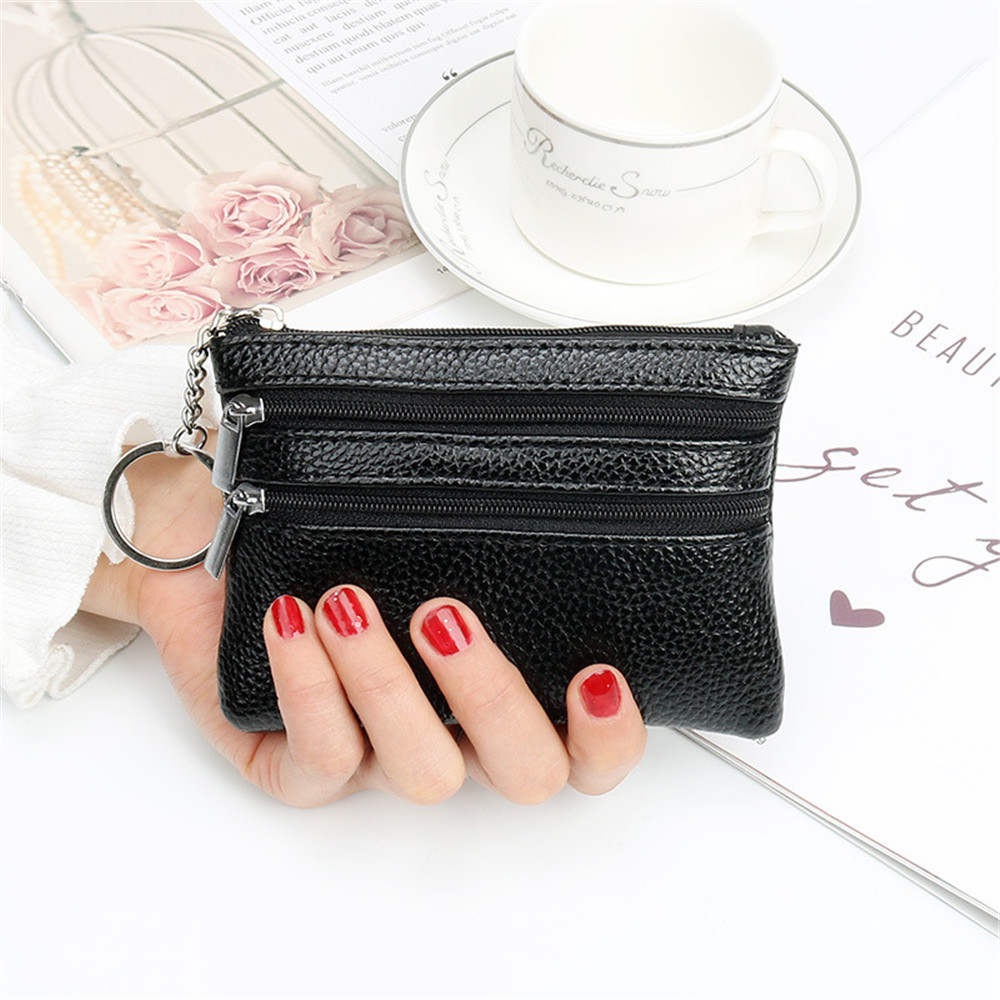 Mini Wallet Coin Purse Card Holder Key Ring Wallet | Daraz.com.np