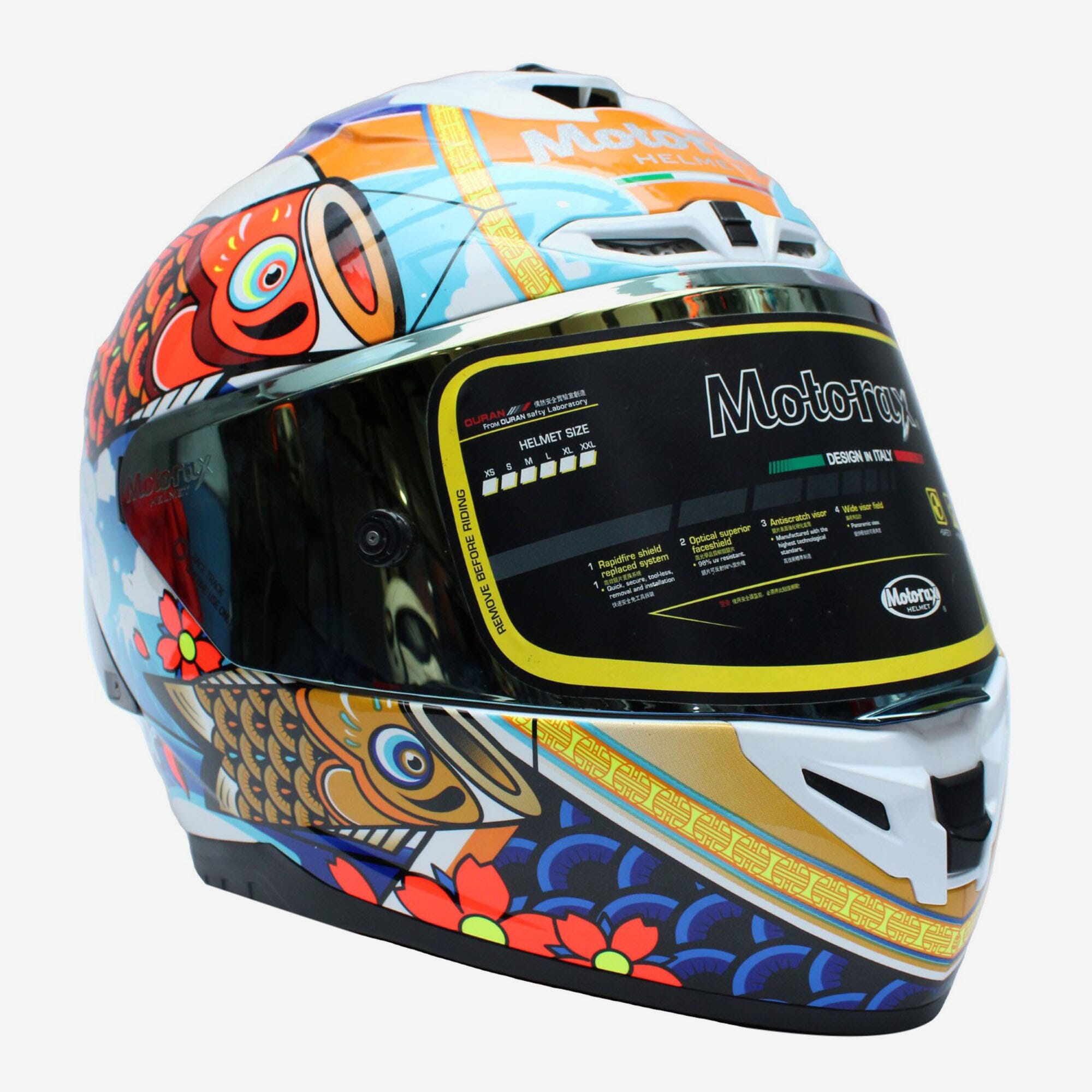 Multicolor Motorax Full-face Helmet | Daraz.com.np