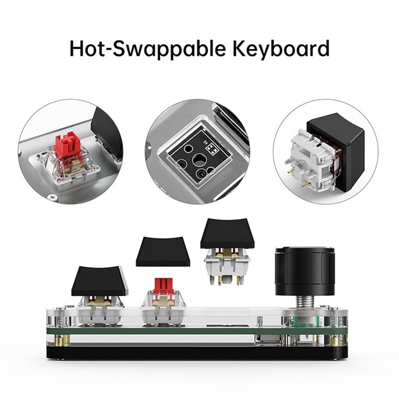 Macropad Macro Mechanical Keyboard Rgb Mini Gaming Custom Programming