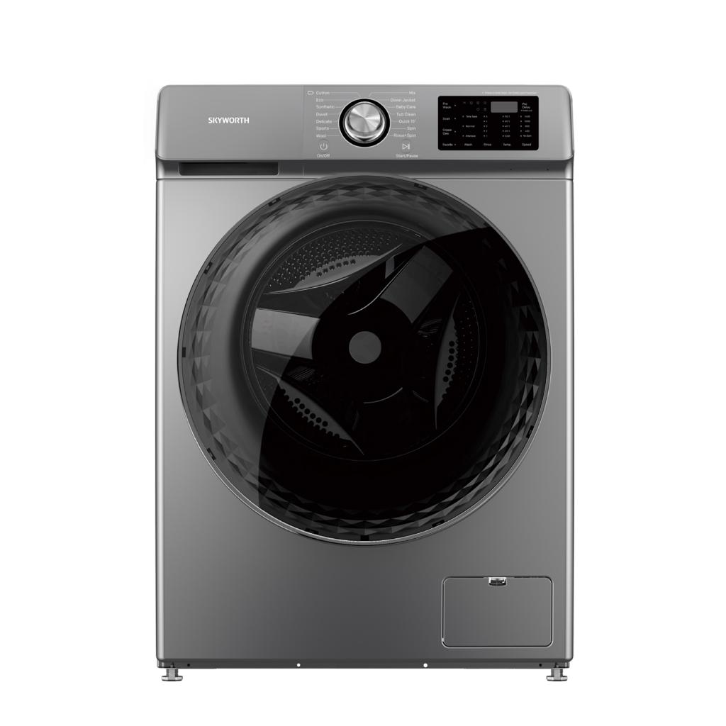 SKYWORTH 8 Kg Direct Drive Front Loading Washing Machine F8014GRD ...