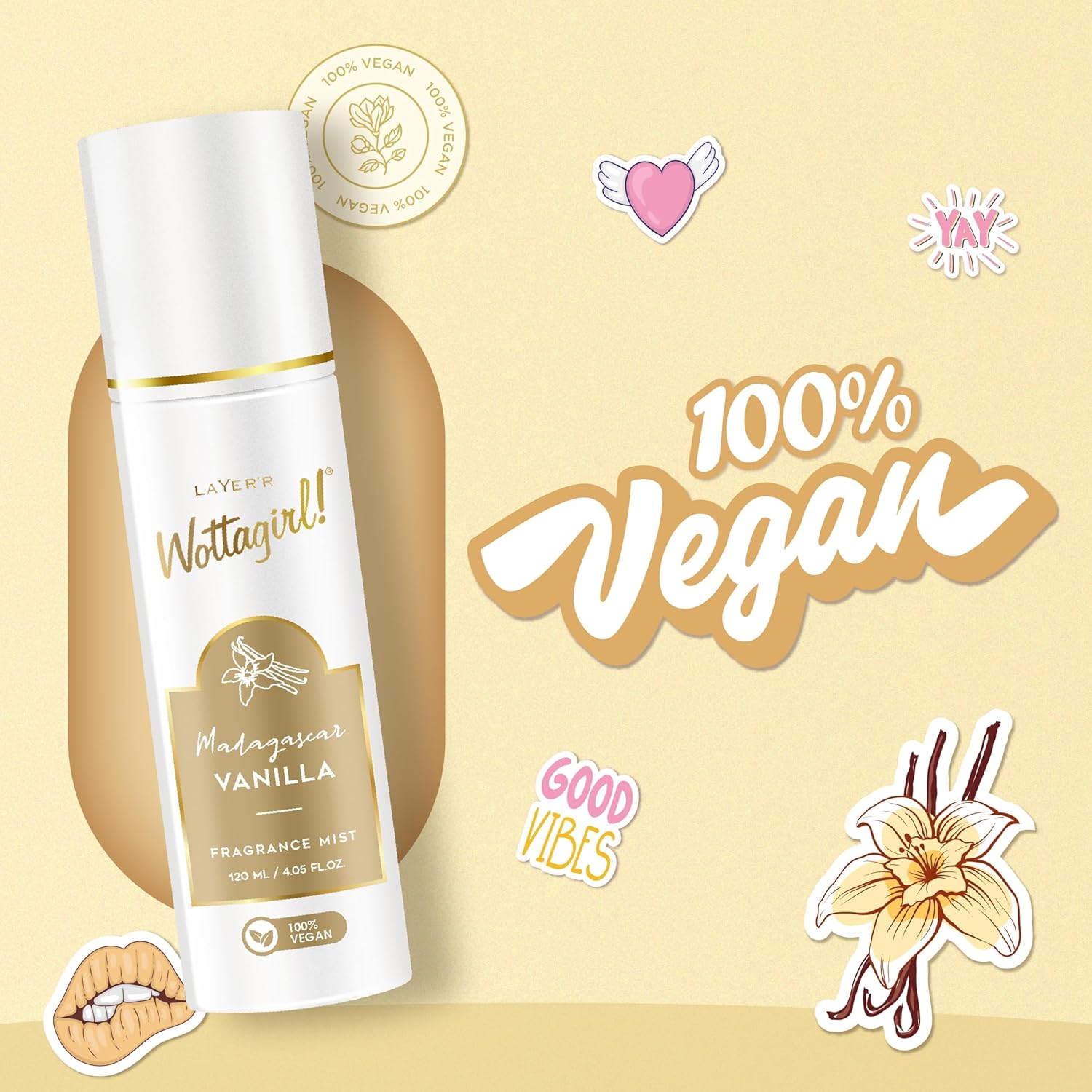 Wottagirl Madagascar Vanilla Fragrance Mist 120 ml Layer Wottagirl ...