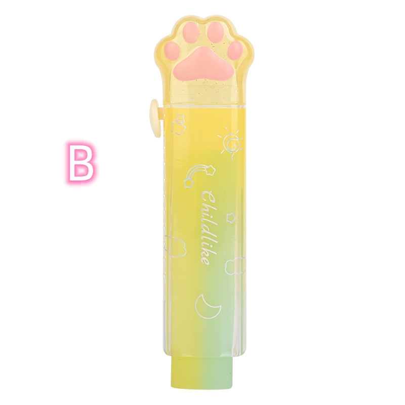 Panda Online Creative Cute Cat Claw Dream Jelly Eraser Scalable Push-pull Portable Eraser ...