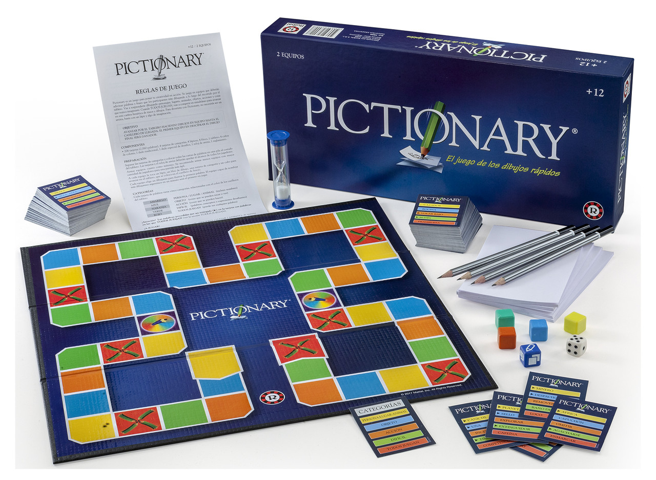 Pictionary Quick Drawing Board & Guessing Game For Family, Kids, Teens ...