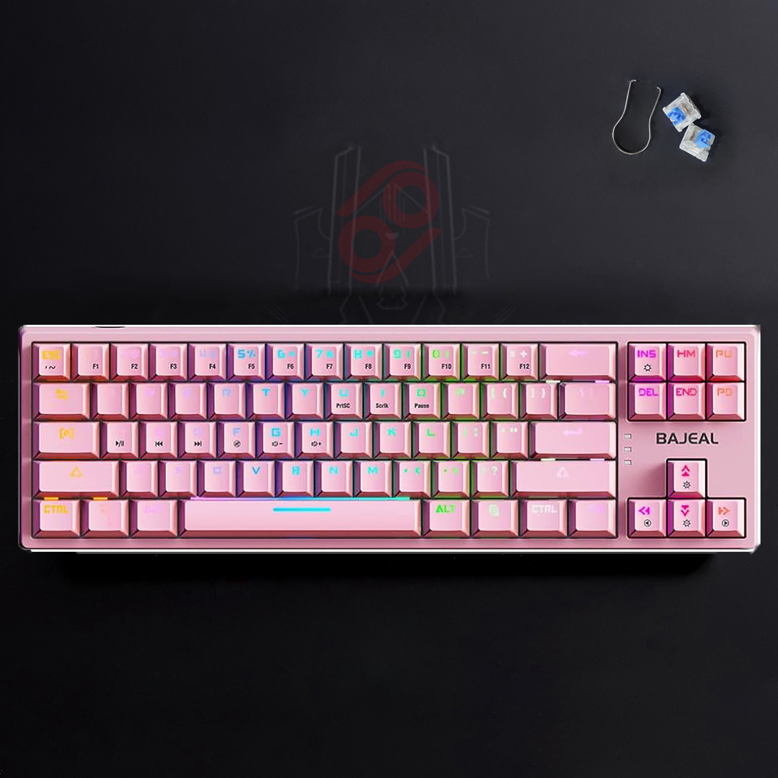 K71 Hotswappable Keyboard RGB Rainbow Mechanical Gaming Keyboard 71 ...