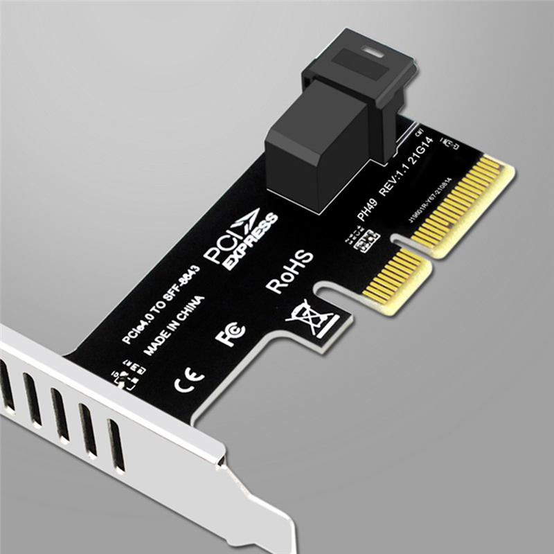 Plastic Pcie Expansion Riser Card U.2 Port Card for Nvme SSD Converter ...