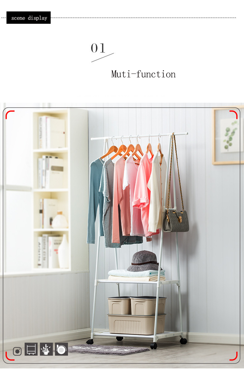 Multifunction Clothes Triangle Coat Rack Removable Bedroom Rack With ...