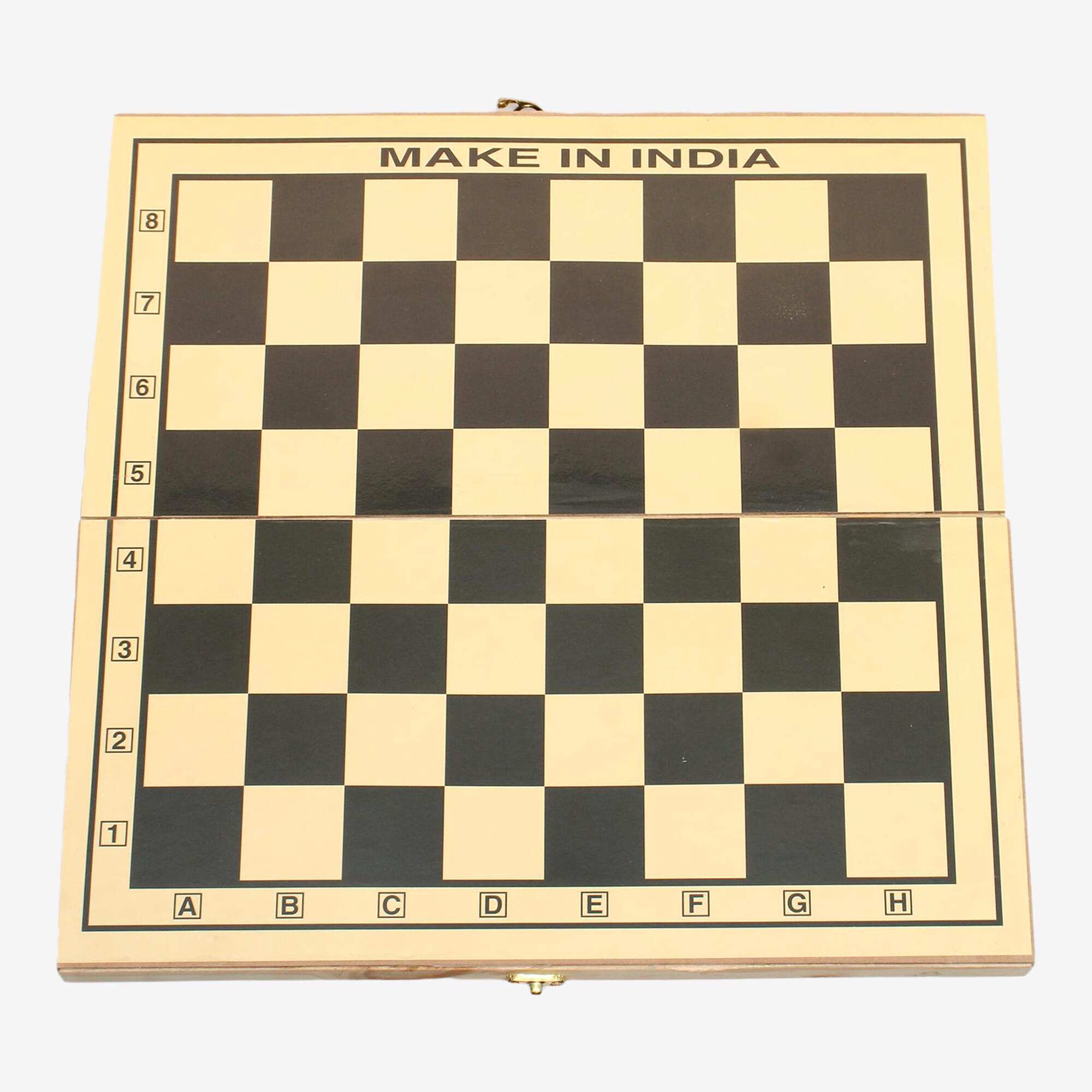 Black & White Wooden Folding Chess Table Medium With Wooden Chess Knee ...