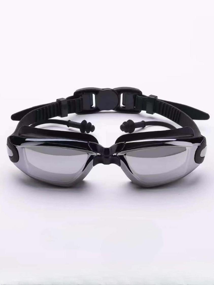 Swimming Goggles with Attached Earplugs Anti-fog No Leaking Comfortable ...