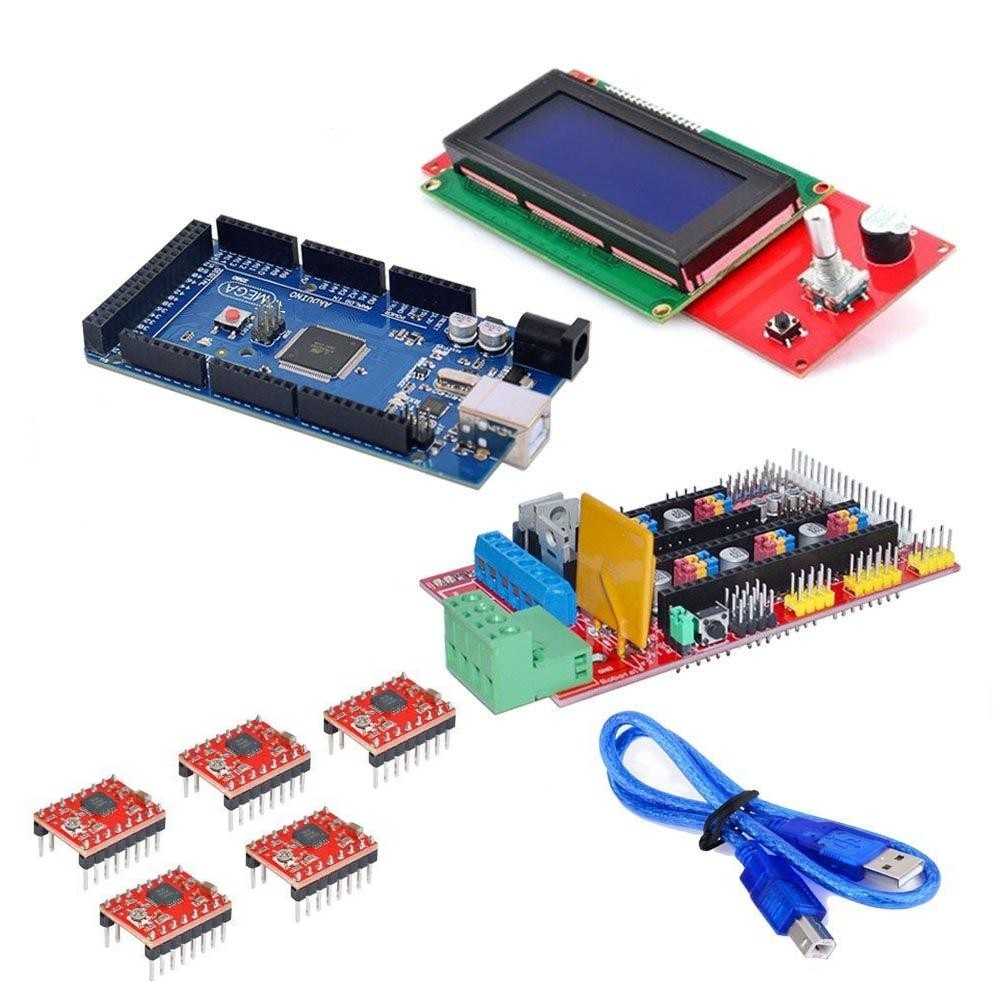 RAMPS 1.4 3D Printer Controller+Mega2560 with Cable compatible with ...