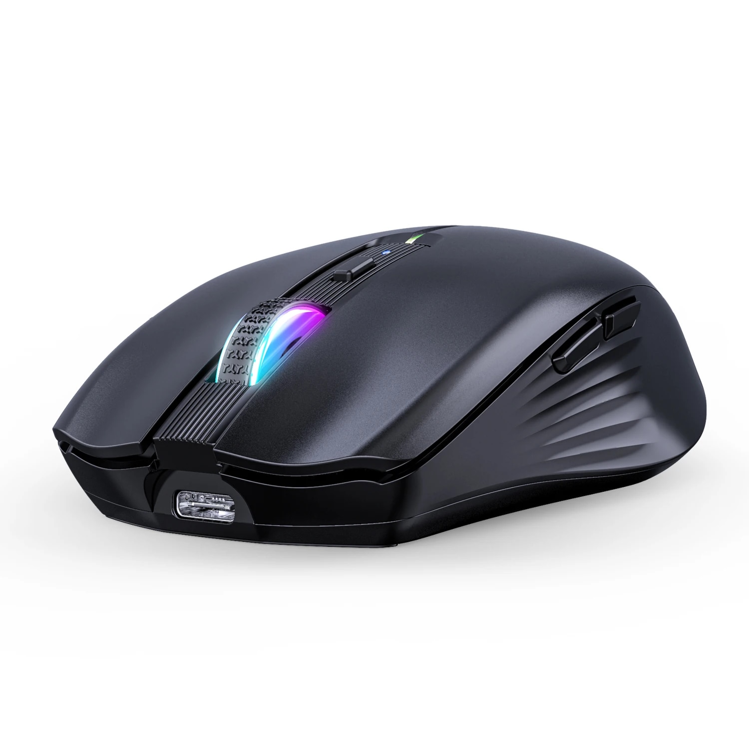 Type-c Rechargeable Wireless Mice Bluetooth Mice RGB USB Ergonomic ...