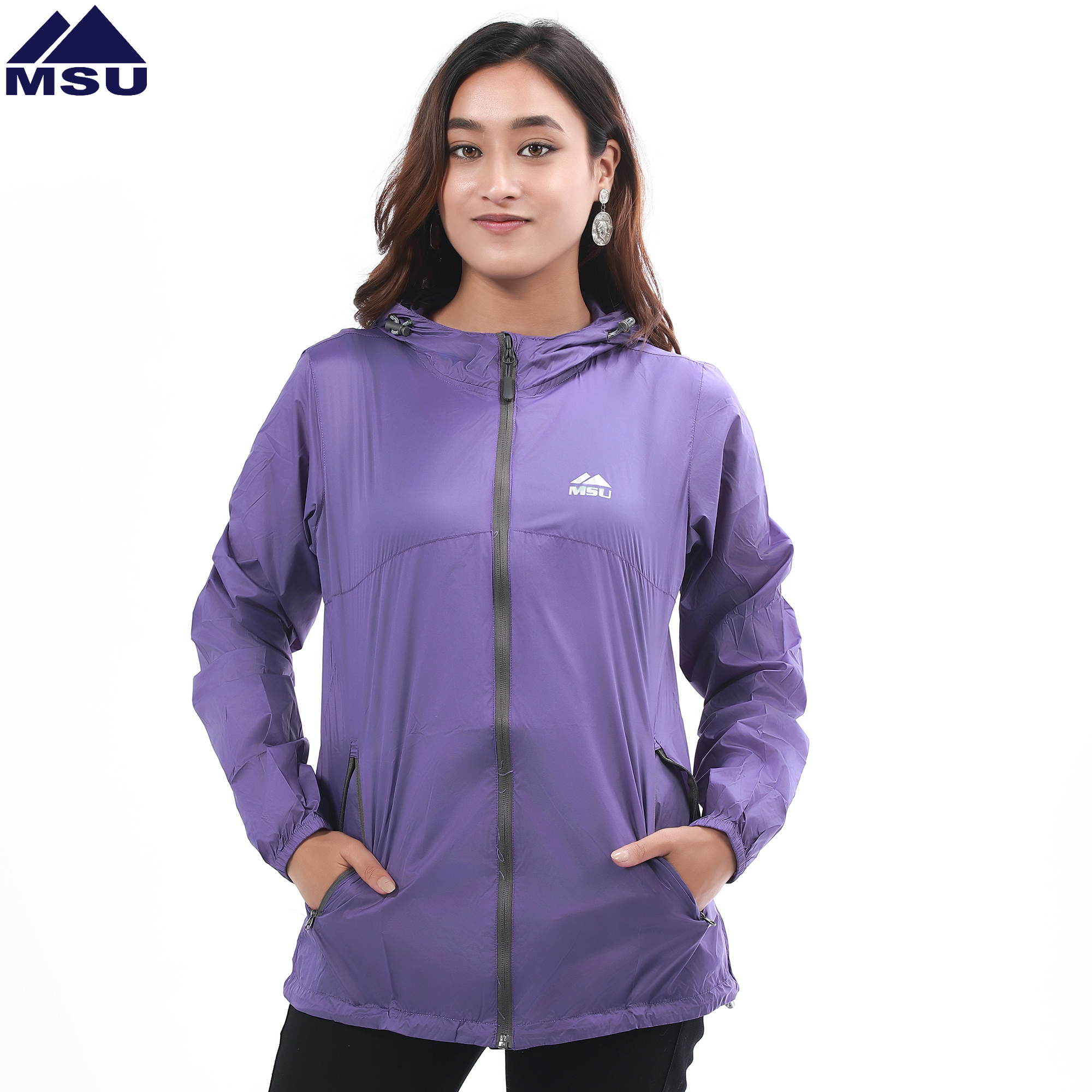 MSU Purple Windcheater For Women | Daraz.com.np